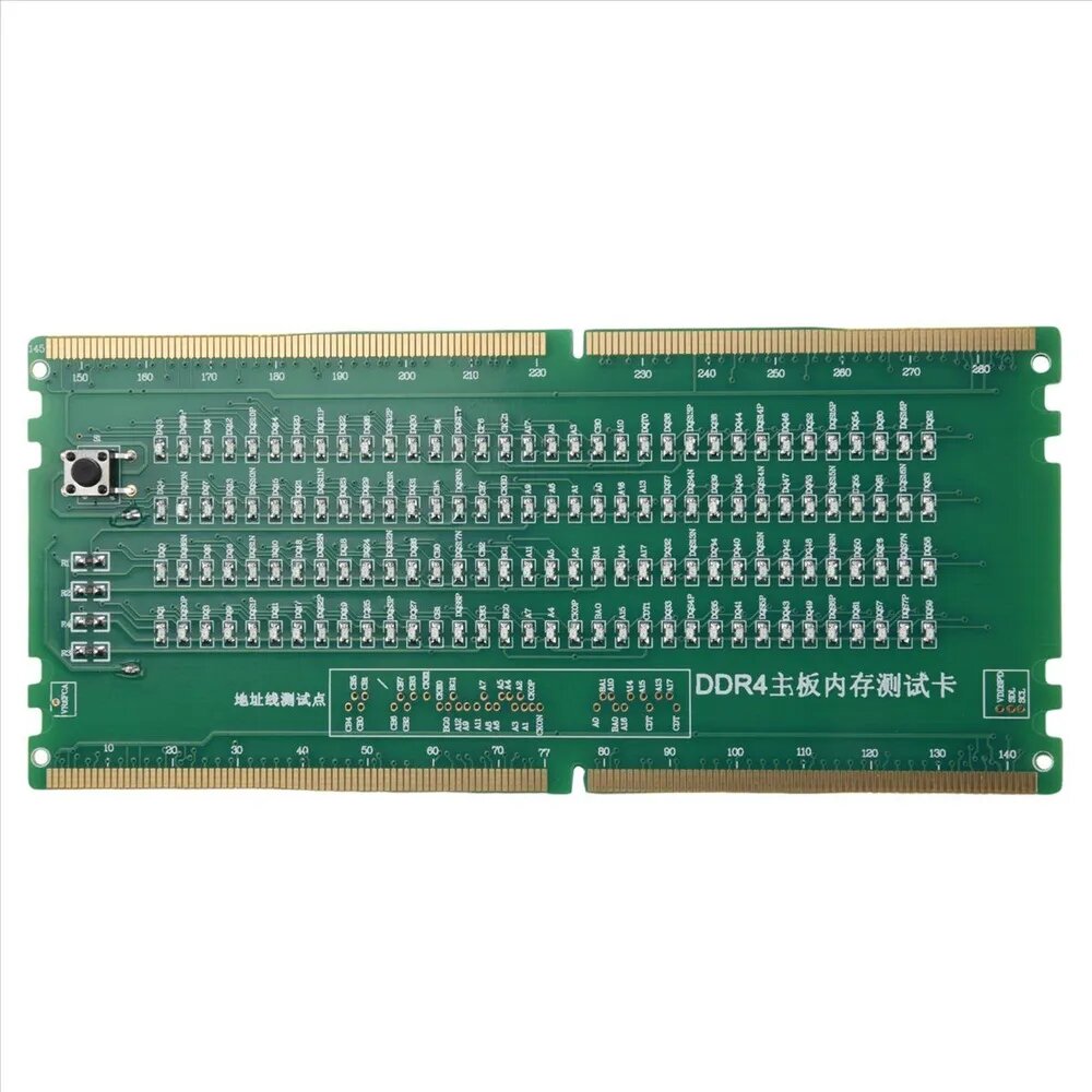 DDR4 тестовая карта RAM слот для памяти светодиодный настольный анализатор р