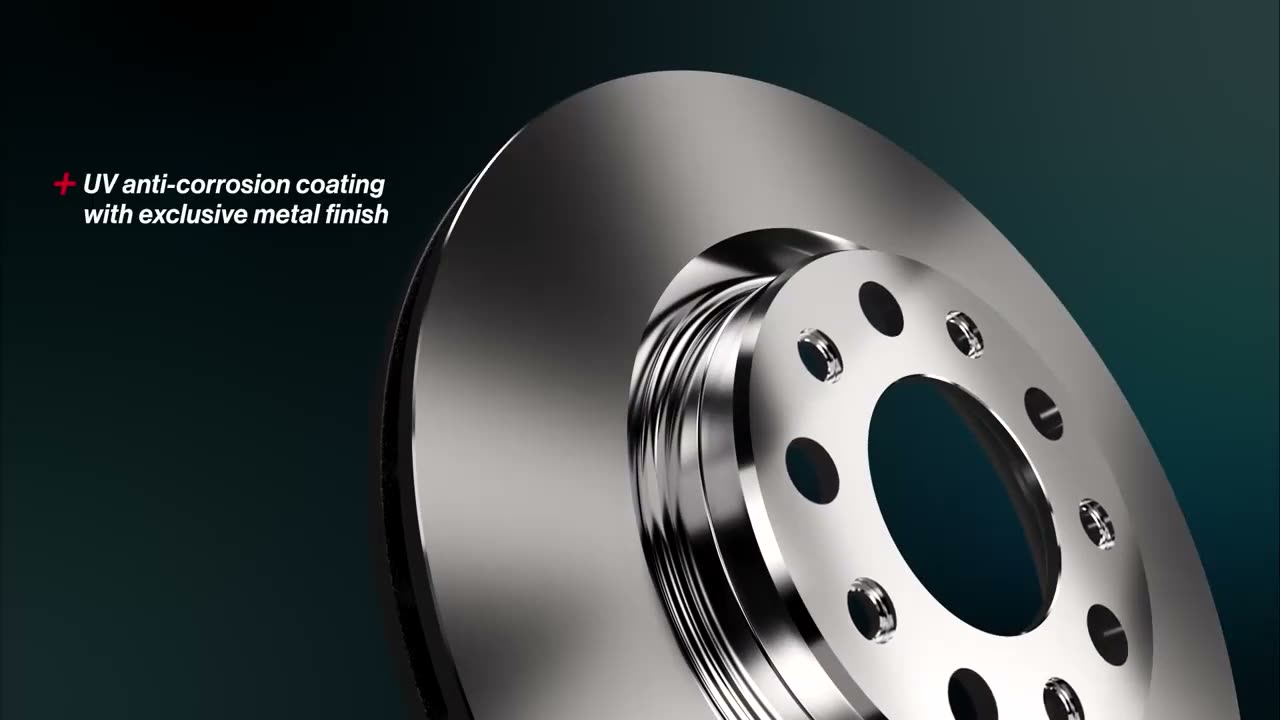 Тормозной диск BREMBO 08N25721, для Ford Mondeo, задний, серый чугун — фото 1