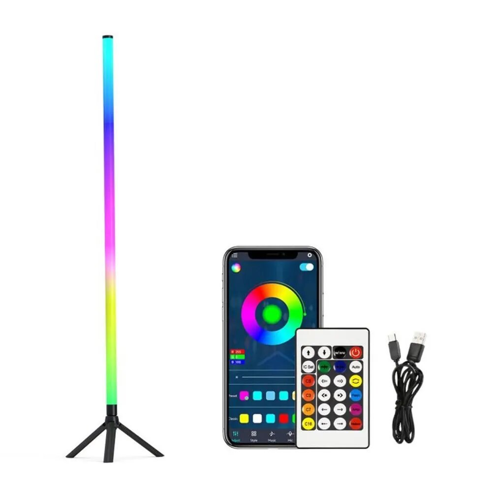 Торшер напольный светодиодный RGB