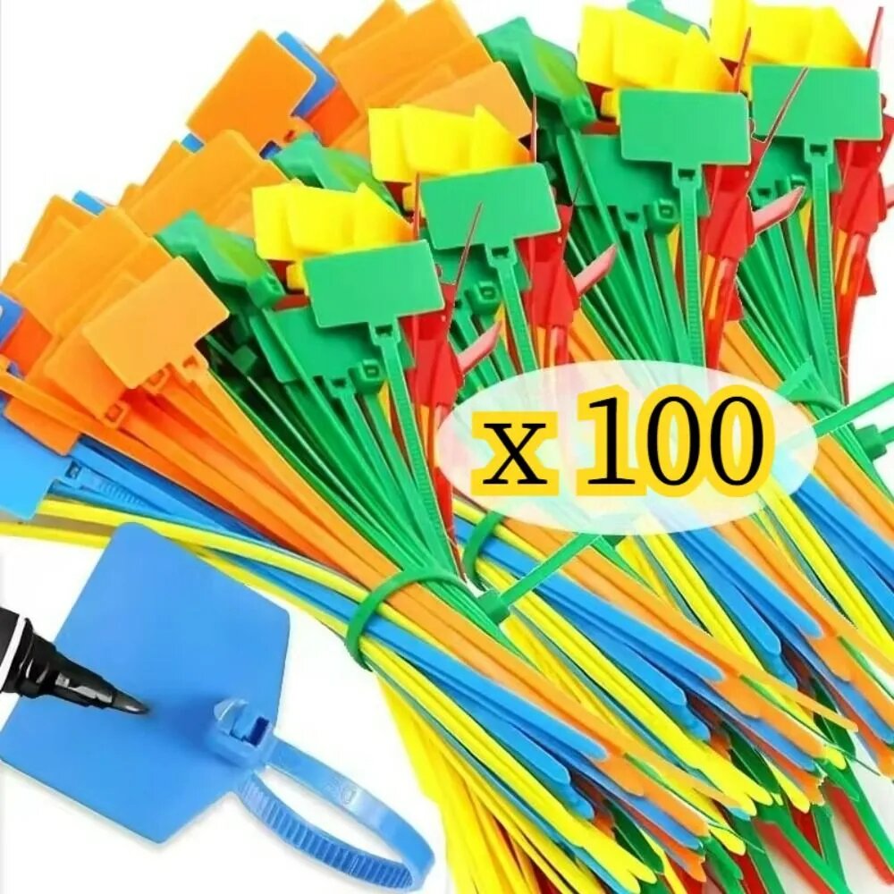 Стяжка 19мм x 110мм, 100 шт, Нейлон