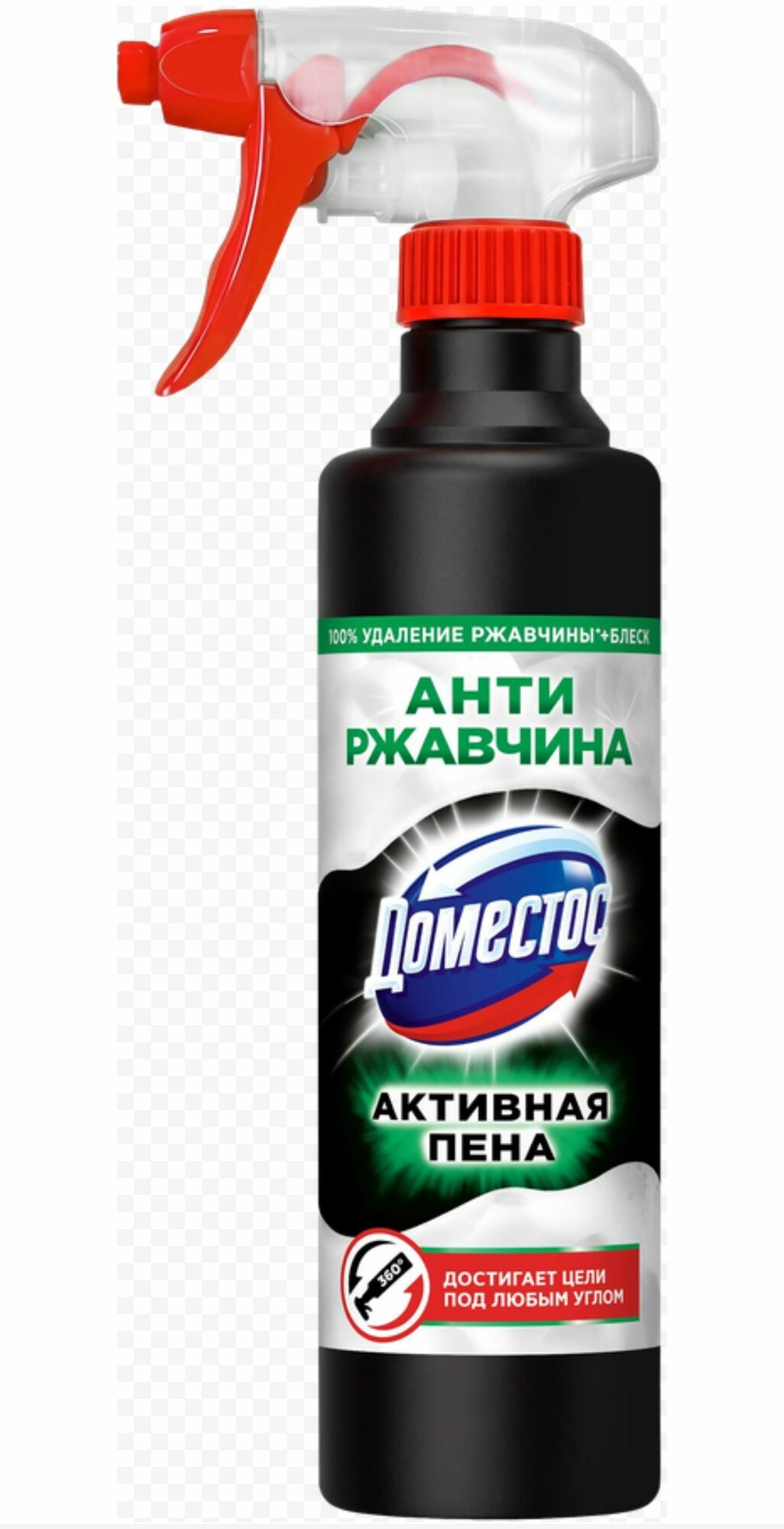 Моющее средство Доместос "Антиржавчина", активная пена, курок, 450мл
