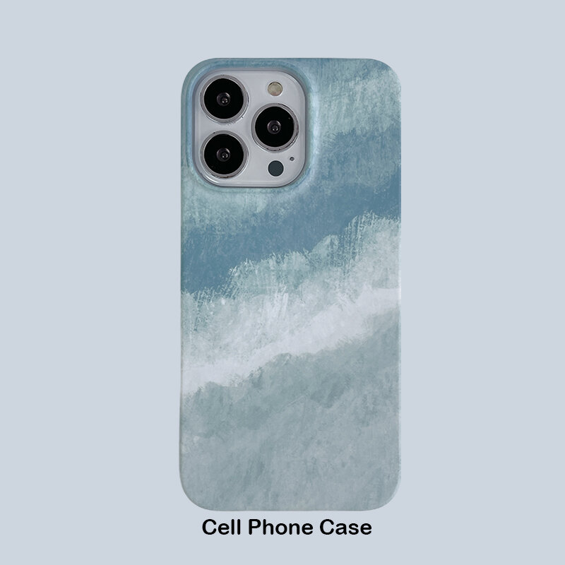 Полупокрытый глянцевый чехол для iPhone 15 Pro в азурно-синем цвете - премиальный дизайн