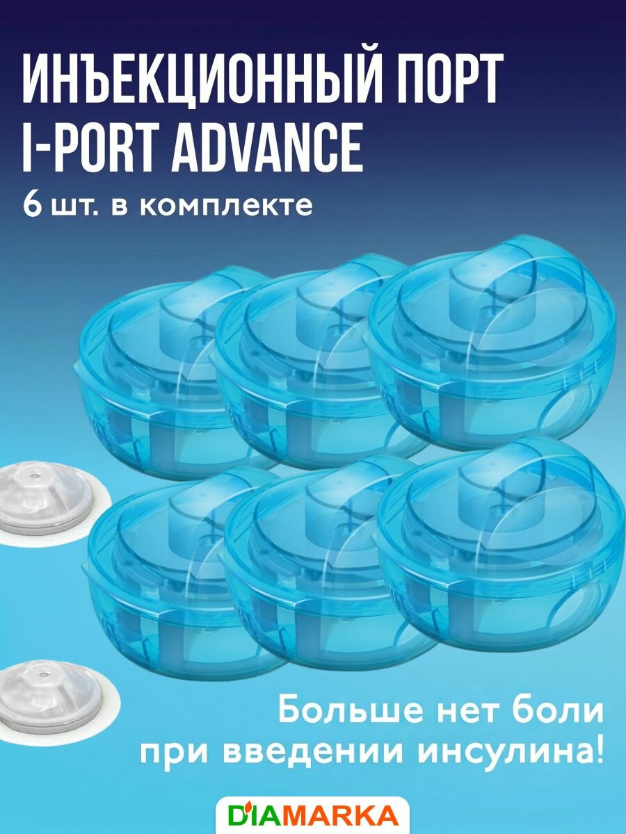 Инъекционный порт iPort Advance Medtronic, 6 мм, 6 штук