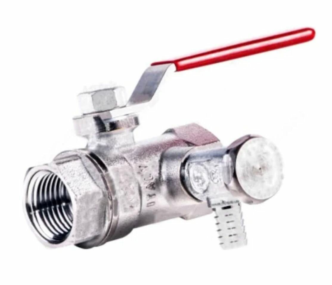 GIACOMINI Кран шаровой со сливом, стандартный проход, 3/4, сливной кран 1/4, GIA R250SX004