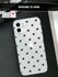 Силиконовый чехол на Apple iPhone 12 mini / Айфон 12 Мини с принтом Узор в горош...