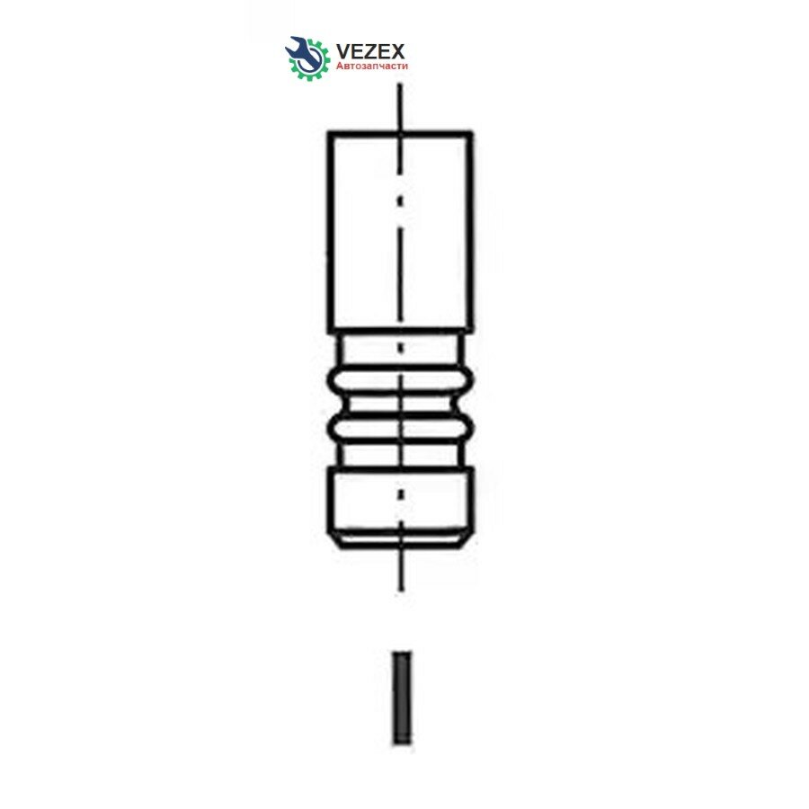 FRECCIA R6144BMCR клапан выпускной! 32x8x109.2\ Ford Escort/Fiesta/Orion 1.8D 89>