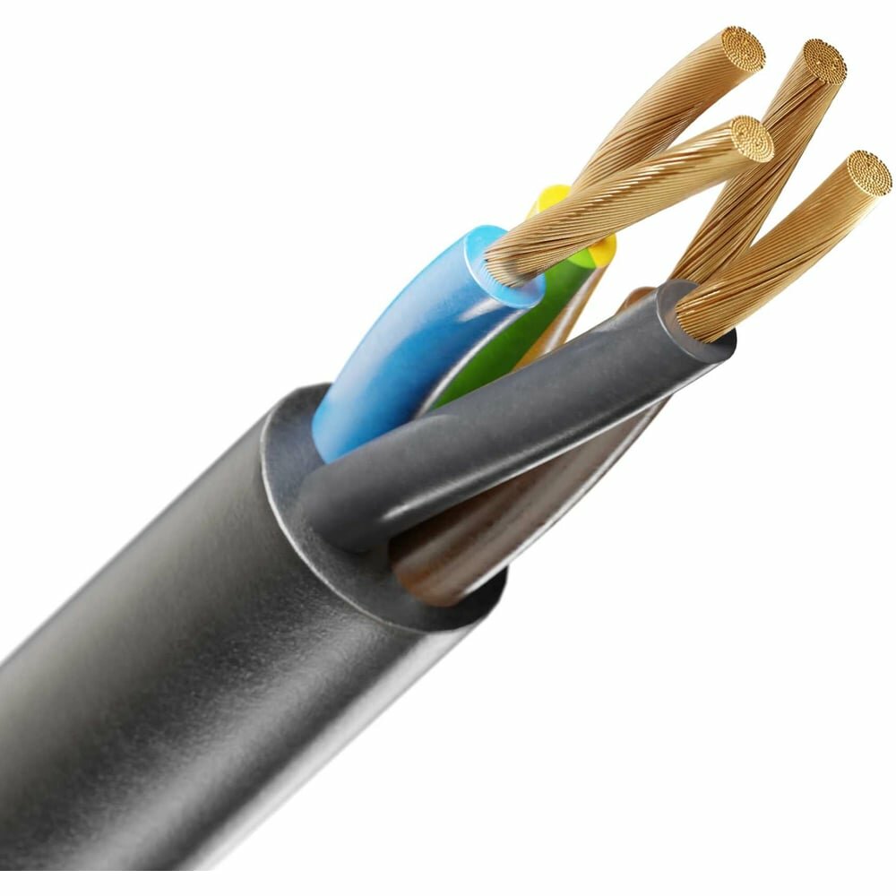 Кабель ELITRON КГтп-ХЛ 4x2,5, Гост, 50 метров E062-50