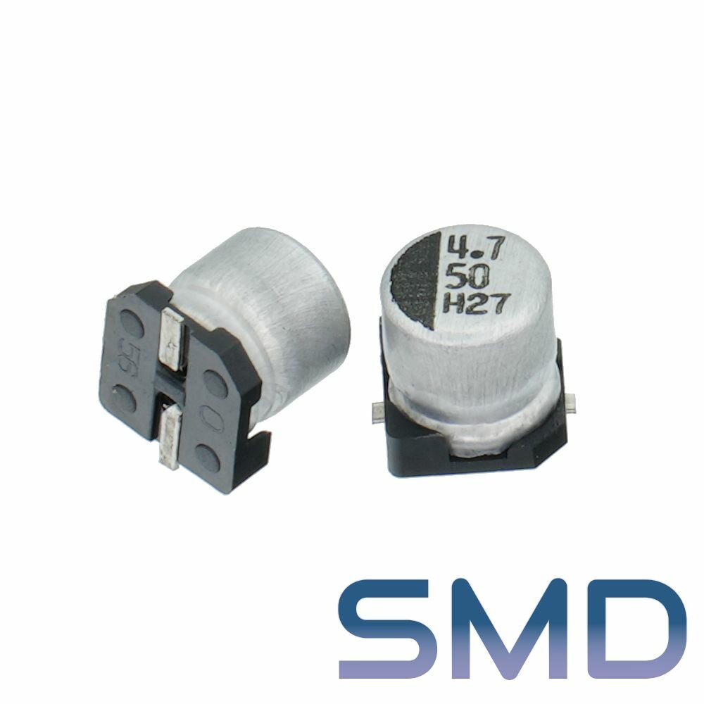 4,7мкФ 50В / SMD / 5x5,5 / 105 С / конденсатор электролитический (30шт)