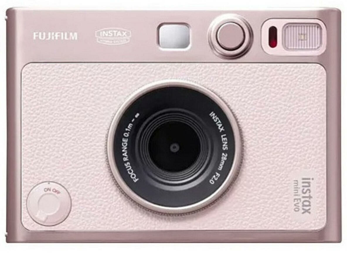 Камера мгновенной печати Fujifilm Instax Mini Evo, Gentle Rose (Нежно-розовый)