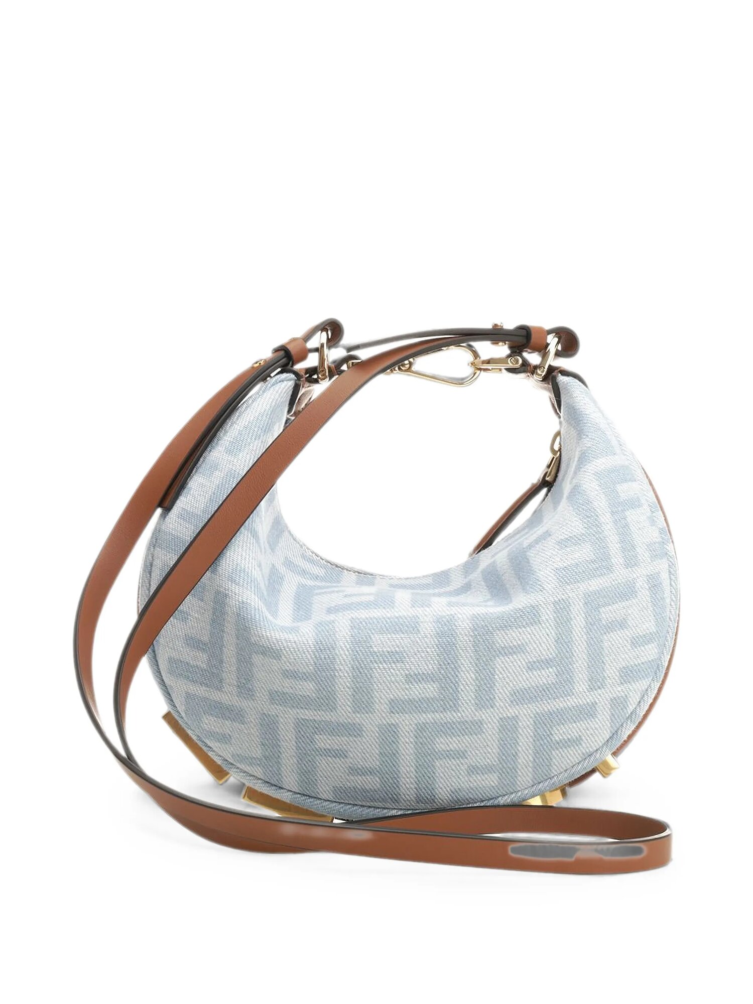 Сумка FENDI Fendigraphy logo-lettering mini bag — фото 1