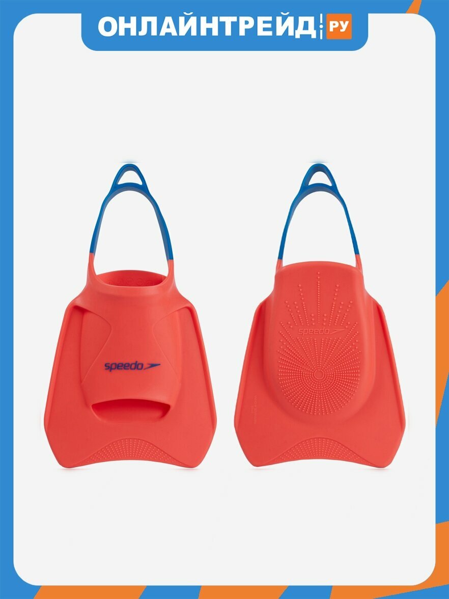 Ласты для плавания Speedo BIOFUSE FITNESS FIN AU ORANGE/BLUE, размер 33-35