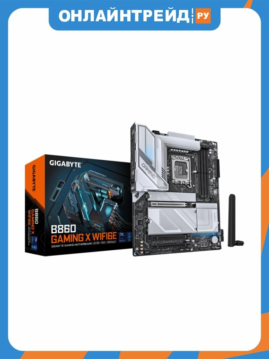 Материнская плата Gigabyte B860 GAMING X WIFI6E (LGA1851, ATX)