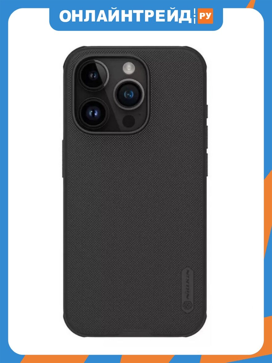 Чехол Nillkin для Apple iPhone 15 Pro, Super Frosted Shield Pro Magnetic, черный