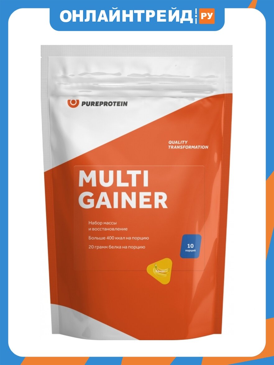 Гейнер Pureprotein Pure Protein Multi Gainer - Банан 1000 г