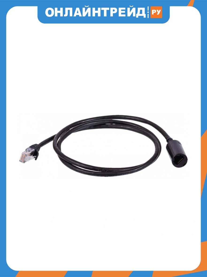 Патч-корд Lanmaster LAN-PCEXT/U5E-5.0-BK UTP RJ-45 мод.-вилка RJ-45 кат.5E 5м черный LSZH