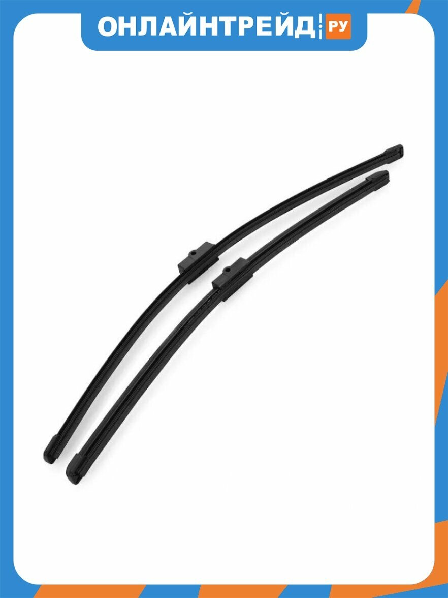 Щетка стеклоочистителя комплект Denso Flat Blade 650/420 мм, бескаркасная, 2шт, DF-106