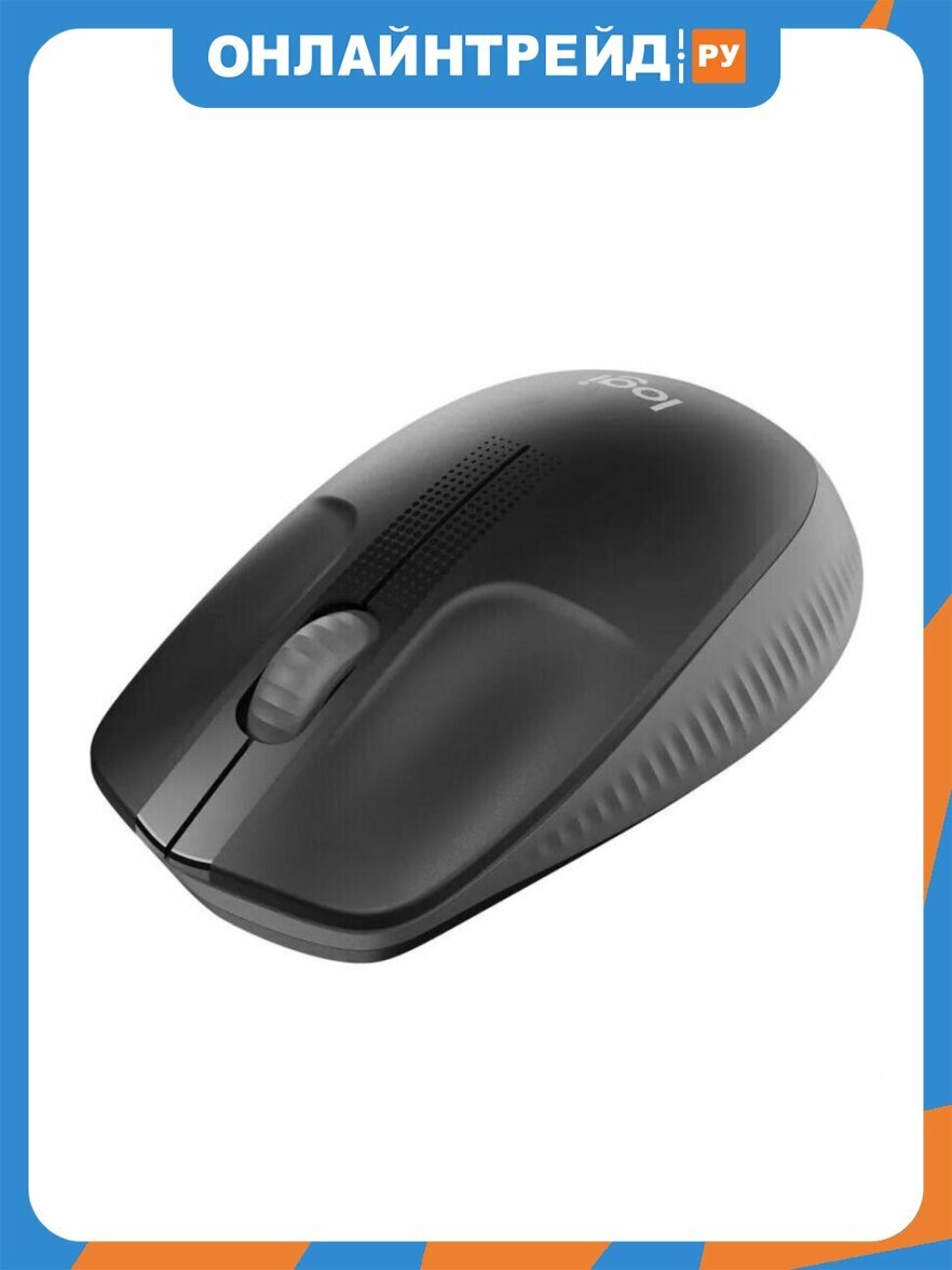 Мышь Logitech M190 Full-Size Wireless Mouse CHARCOAL (910-005905)