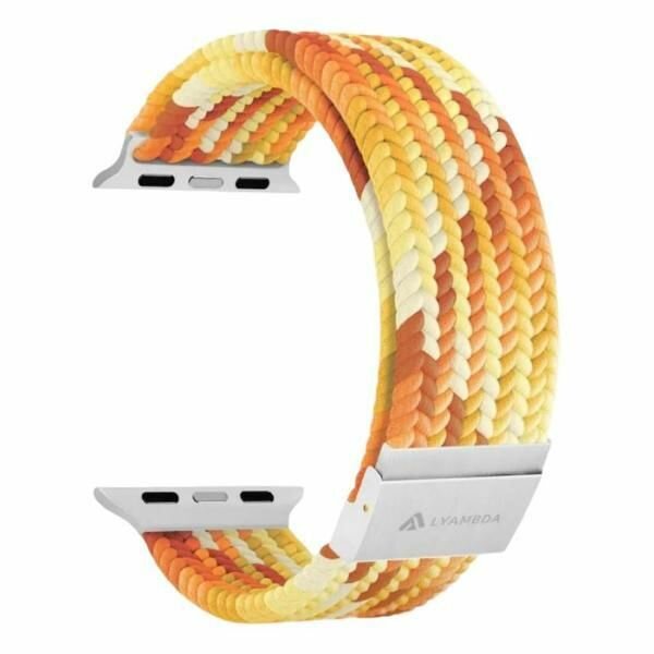 Ремешок для смарт часов LYAMBDA PLEIONE для Apple Watch 38/40/41 mm Yellow/Wh/Or