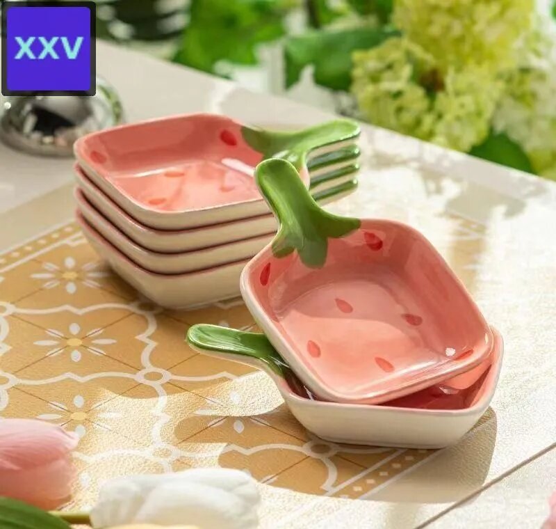 Блюдце "小碟" 7.9 см 2 шт розовый