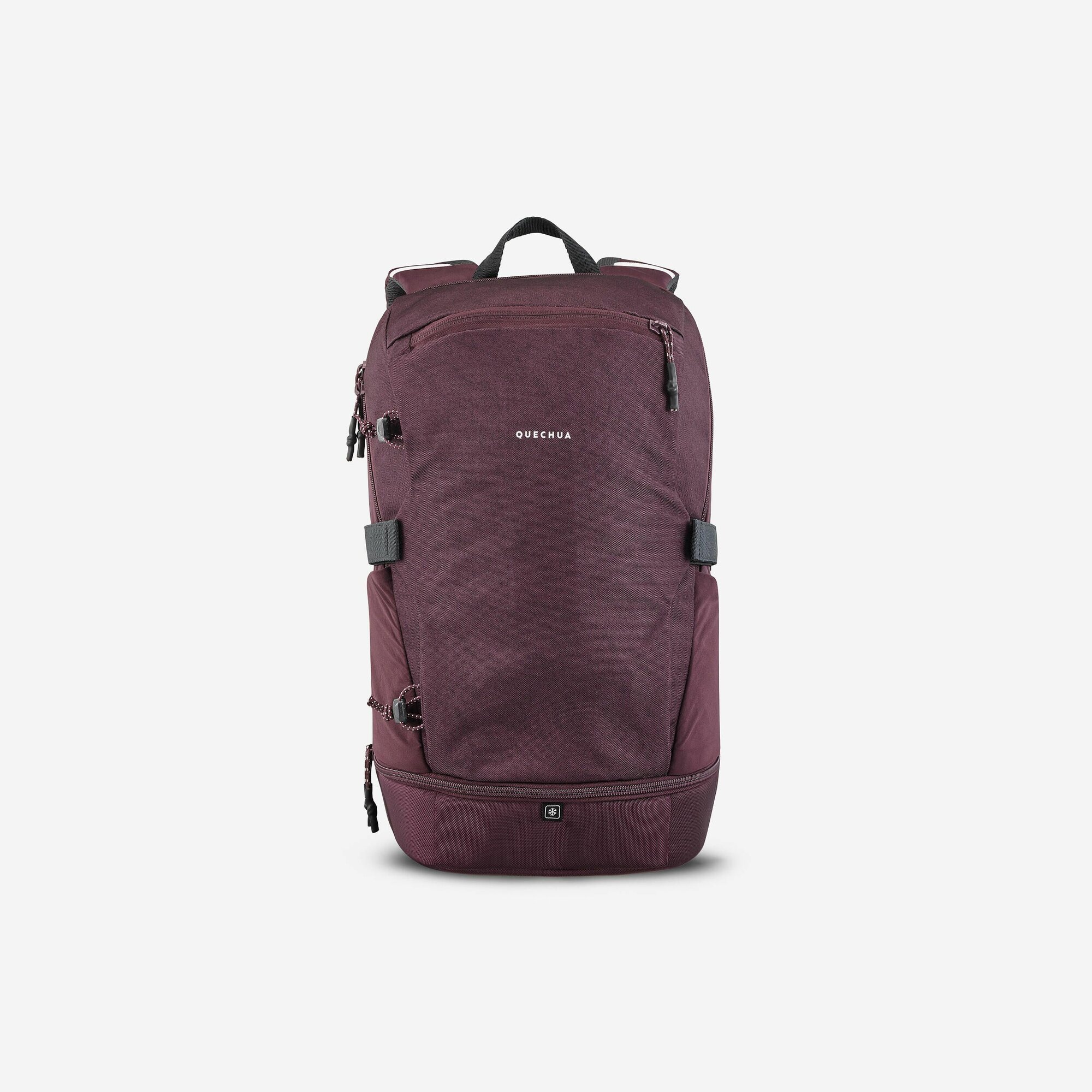 Походный рюкзак Quechua NH Arpenaz 500 Ice Compartment 20 литров, Decathlon, Цвет: Шоколадный трюфель / розовый, Размер: 20 л