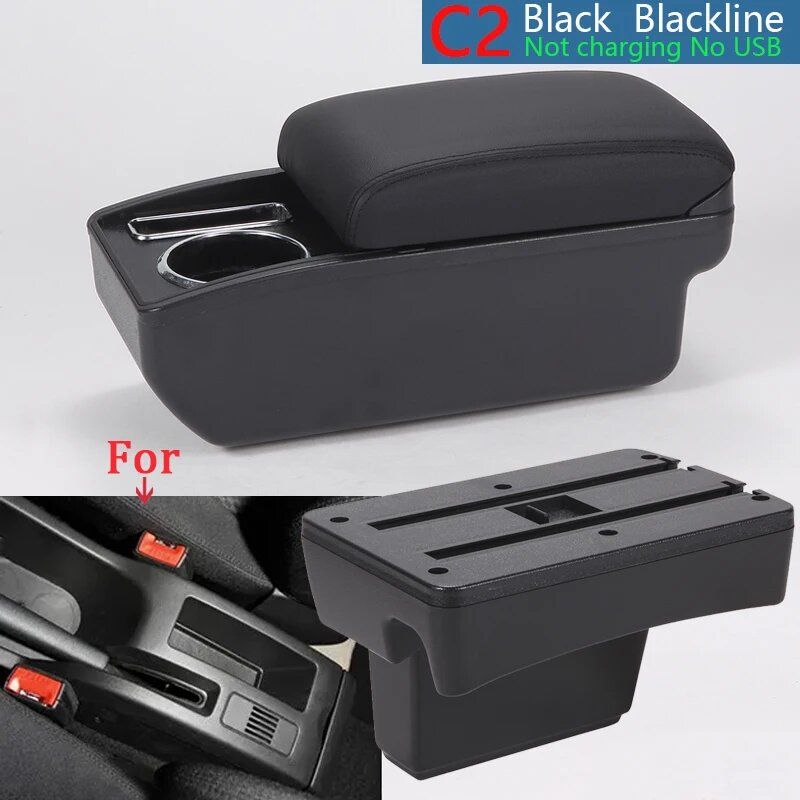 Подлокотник для Peugeot 307 C2 Black line NO USB