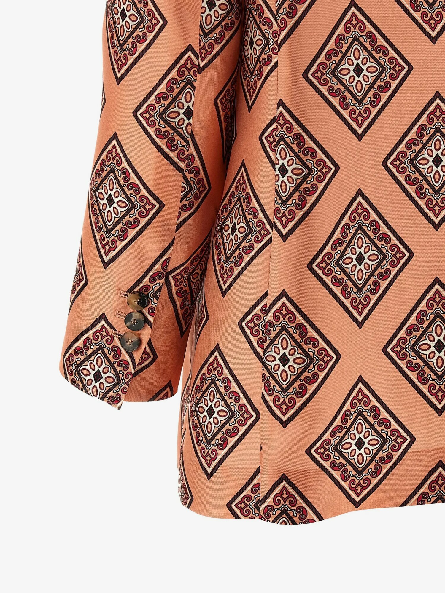 Пиджак Alberto Biani Patterned blazer, размер 40, зеленый/оранжевый — фото 1