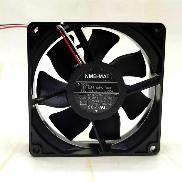 NMB 3110SB-05W-B89 DC24V 0.22A 8 см 8025 3 провода инвертор, вентилятор охлаждения -