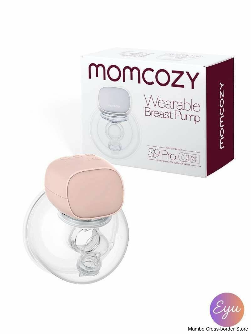 Молокоотсос электрический Momcozy S9, беспроводной портативный, цвет розовый