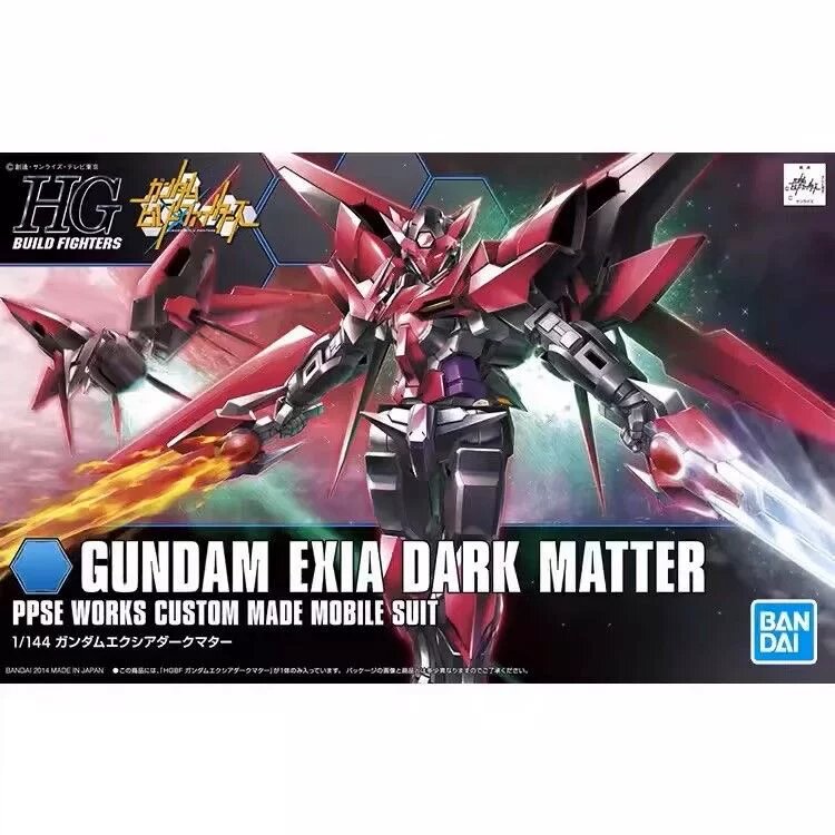 Модельная комплектация 1/144 шкалы HGBF-013 EXIA Dark Material Gundam