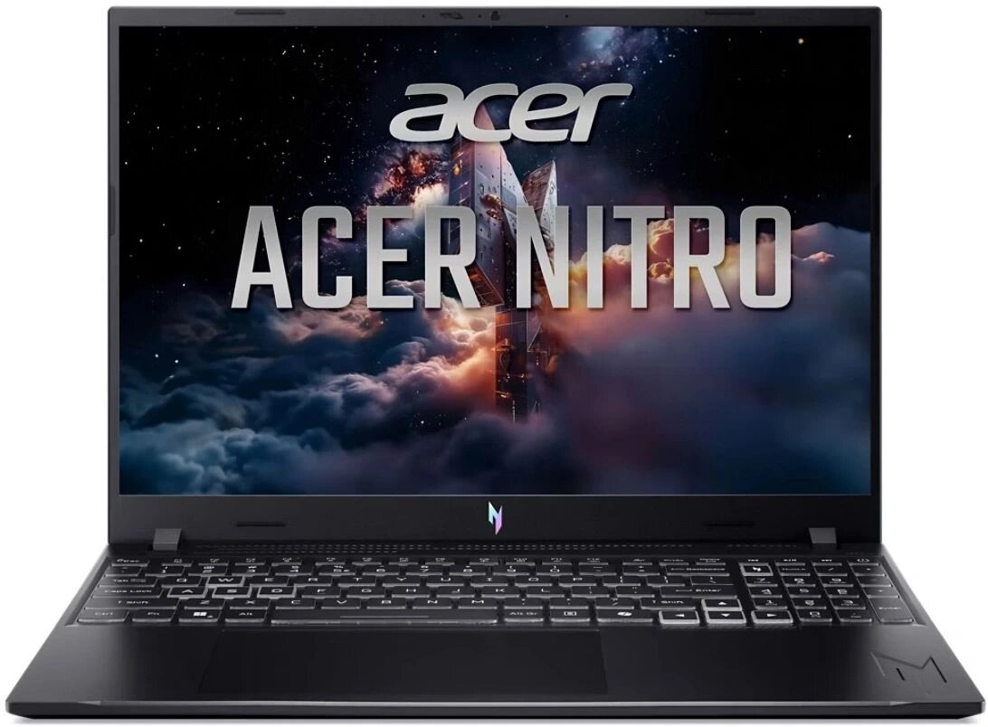 Ноутбук Acer Nitro V 16S ANV16-I31-76Z5 Core 7 240H 16Gb SSD512Gb NVIDIA GeForce RTX 5070 8Gb 16" IPS WUXGA (1920x1200) без ОС black WiFi BT Cam (NH. U5DCD.002)