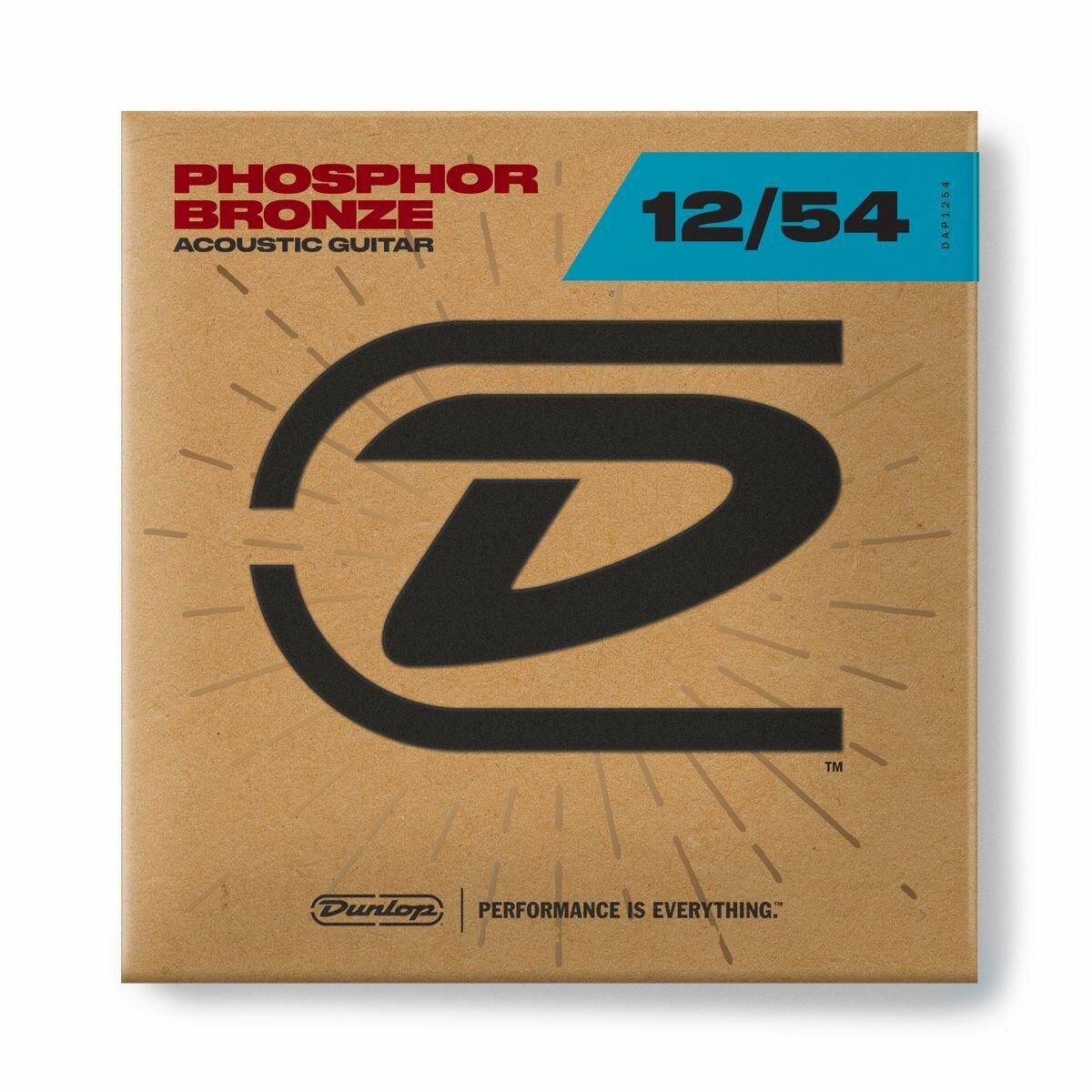 DUNLOP DAP Phosphor Bronze 12-54 струны для акустической гитары