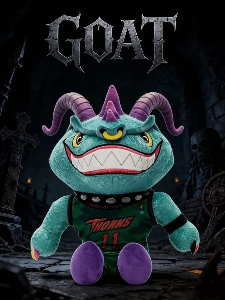 GOAT Plush Мягкая игрушка персонажи спортивного мультфильма