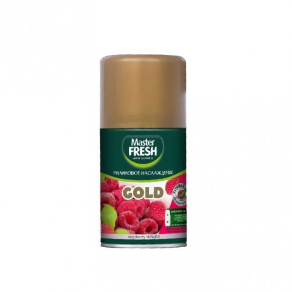 Master FRESH GOLD освежитель воздуха сменный баллон Малиновое наслаждение 250 мл