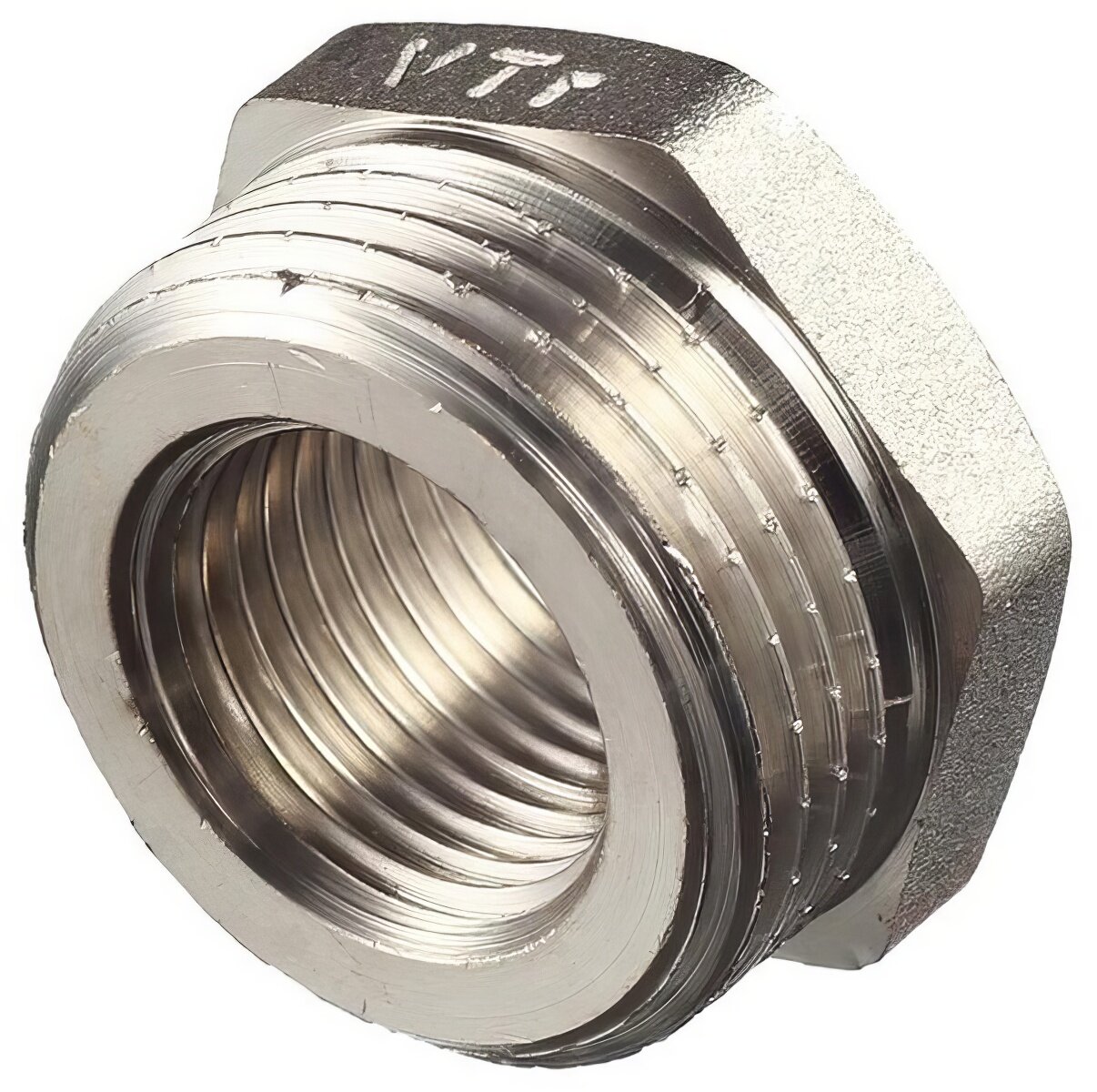 Футорка Valtec 1 НР(ш) х 1/2 ВР(г) латунная (VTr.581. N.0604)