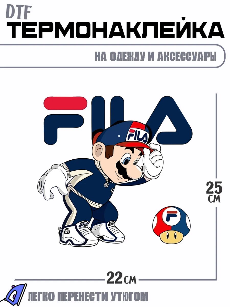 Термонаклейка Марио