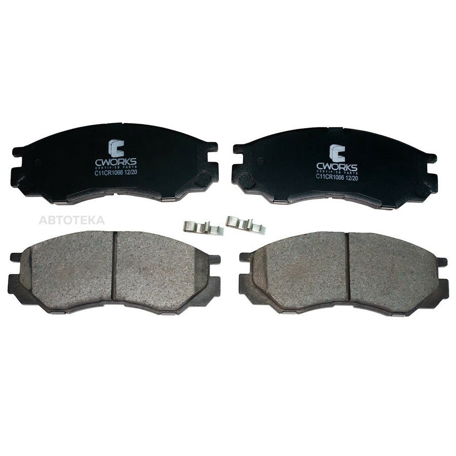 Тормозные колодки дисковые MITSUBISHI L200 96- CWORKS C11CR1066