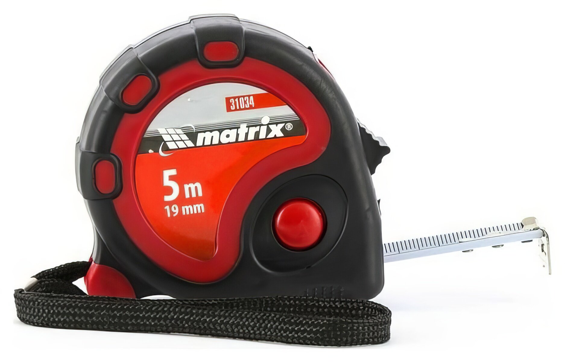 Рулетка 5 м х 19 мм Status 3 fixations MATRIX 31034