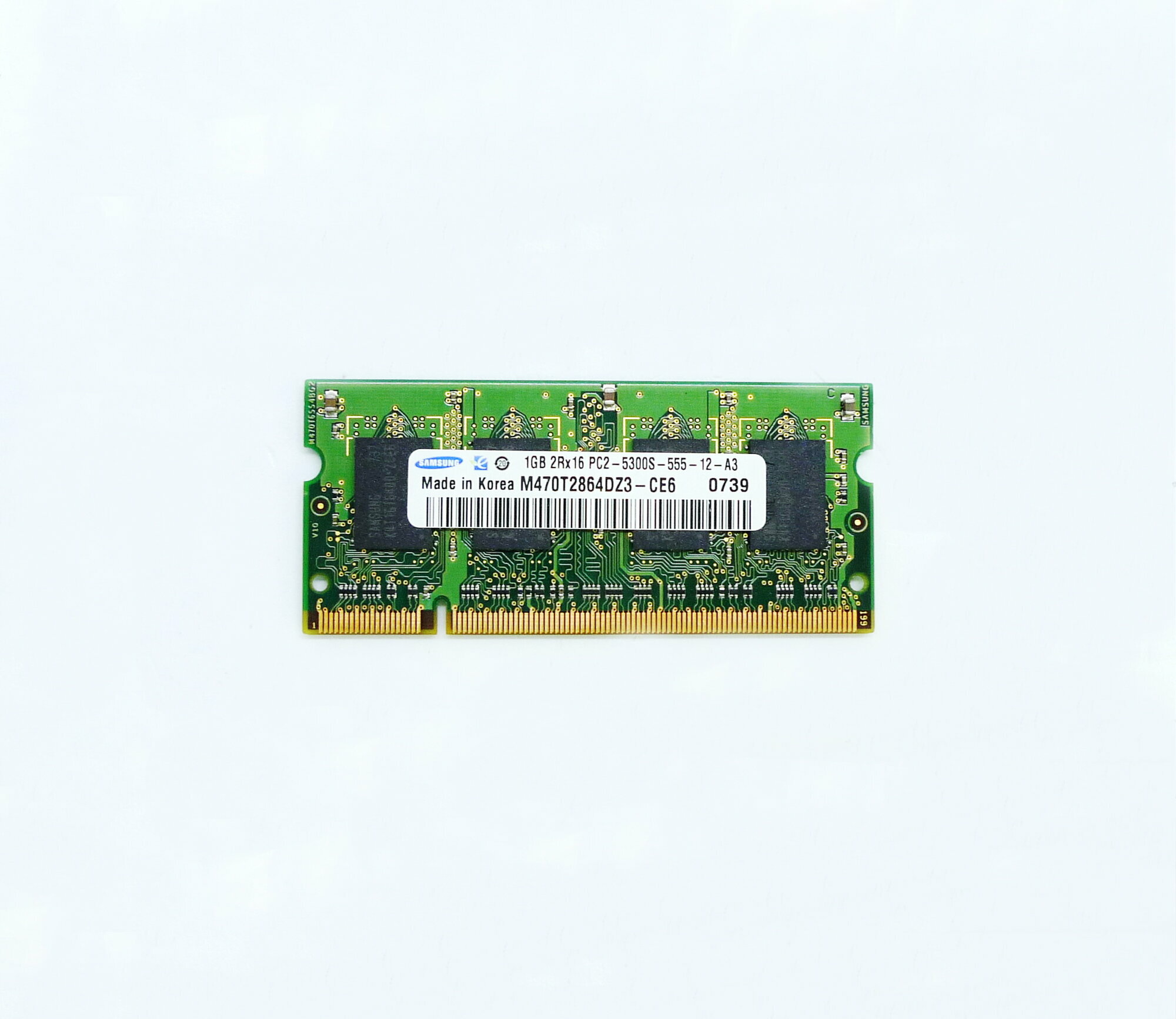 Оперативная память Samsung DDR2 1GB, для ноутбуков (SO-DIMM)