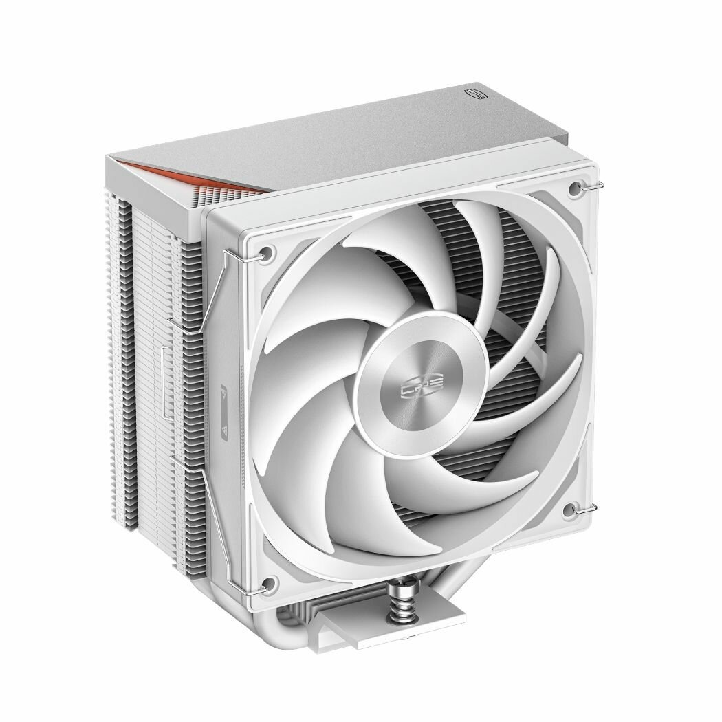 Кулер для процессора PCCooler RZ500 WH S115X/1200/1700/1851/AM4/AM5 (TDP 250W, 1x120mm PWM FAN, 4 тепловые трубки 6мм, 500-2000RPM, 32dBa)