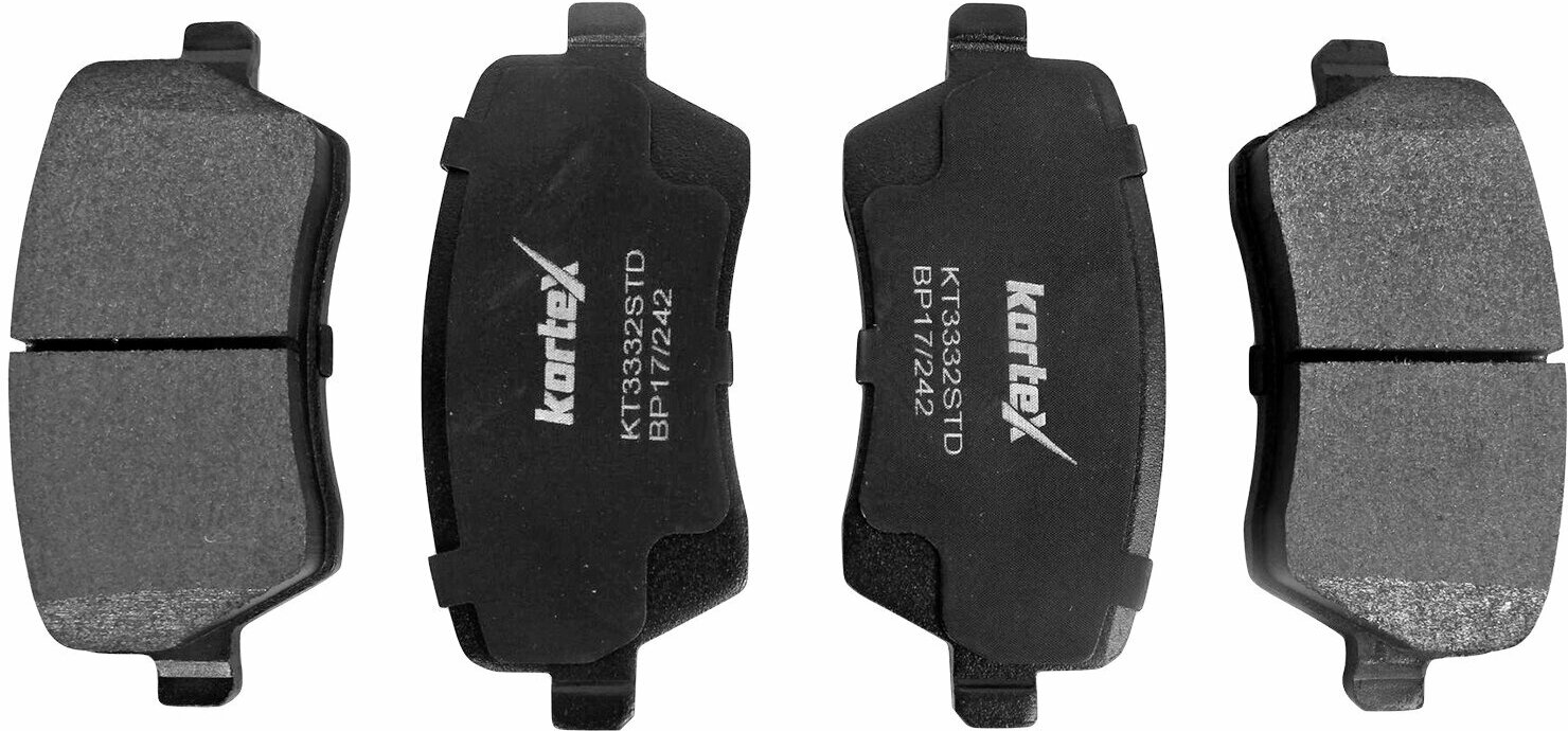 Тормозные колодки KORTEX KT3332STD для LADA, Nissan, Renault, передние