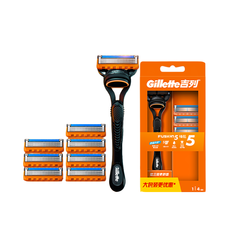 Бритва ручная мужская Gillette Fusion5, 5 лезвий, Nine-Piece Set