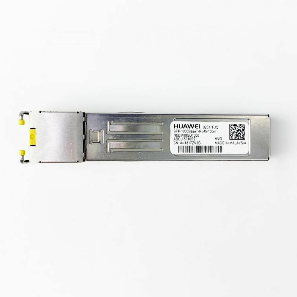 Трансивер Huawe* 02311FJQ NEDM00GD1000 Electrical SFP GE Electrical Interface Module 100m RJ45 (02311FJQ)