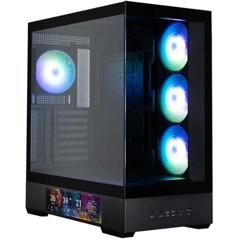 Корпус ATX Zalman P40 DS, Midi-Tower, без БП, черный [p40 ds black]