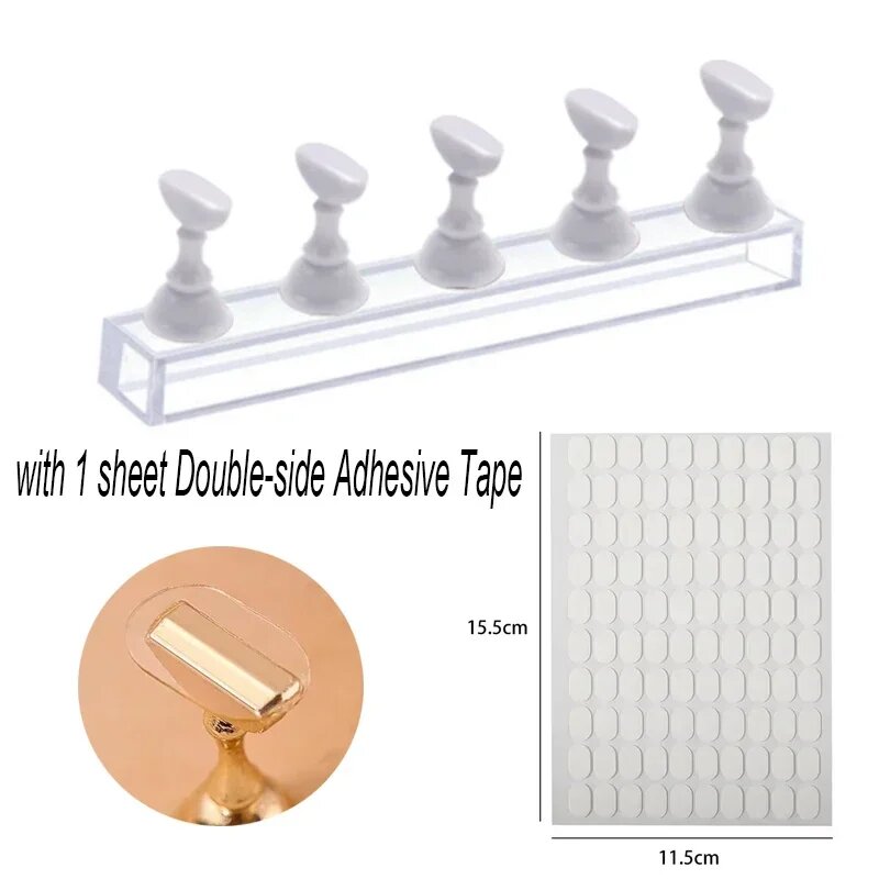 Магнитные подставки для ногтей Chess Board, White set