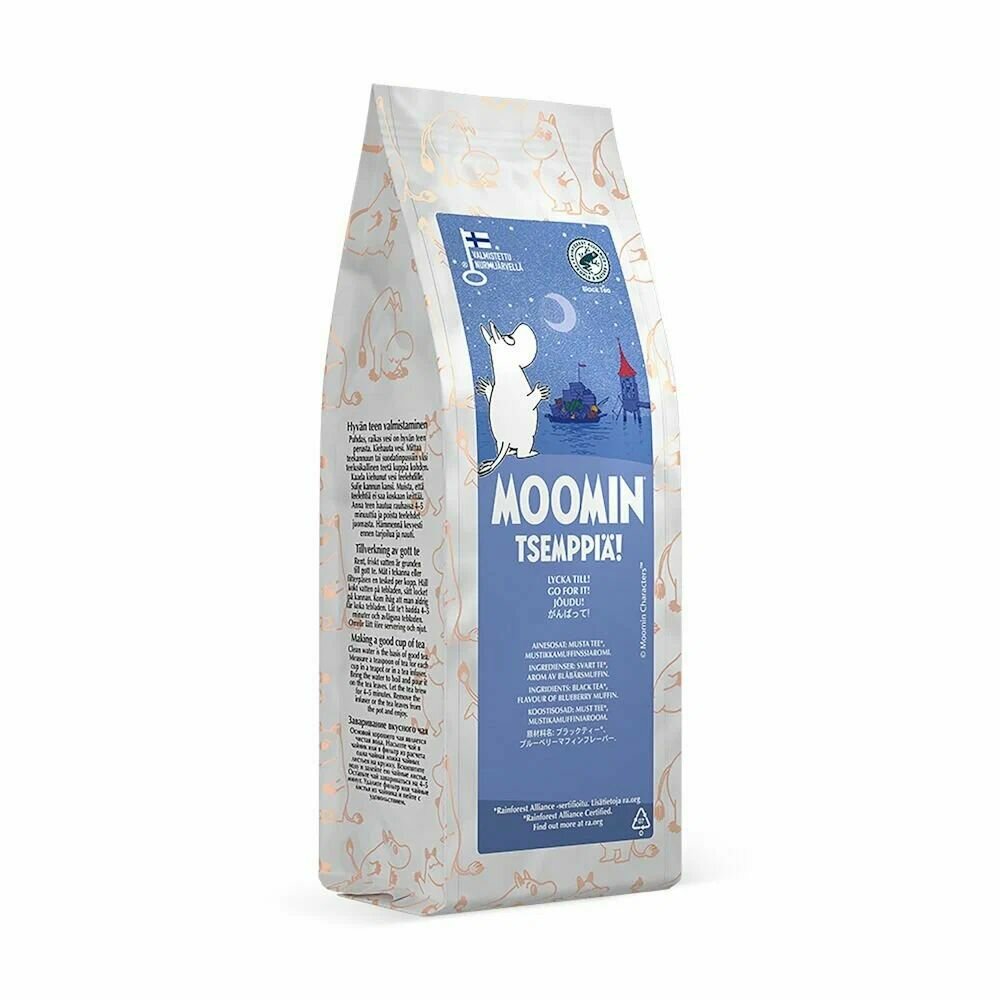 Черный чай Nordqvist "MOOMIN" черничный маффин 80 гр.