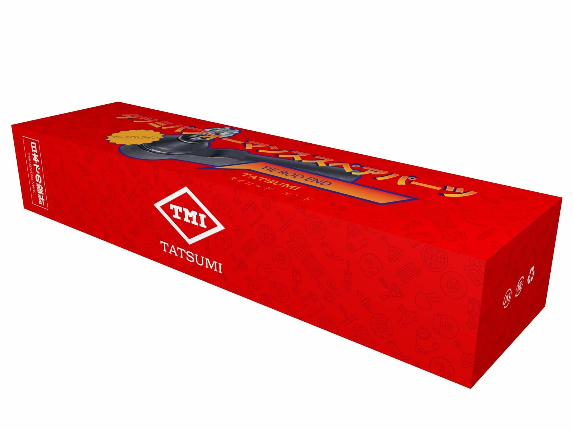 Наконечник рулевой тяги L, TATSUMI TEC1717L
