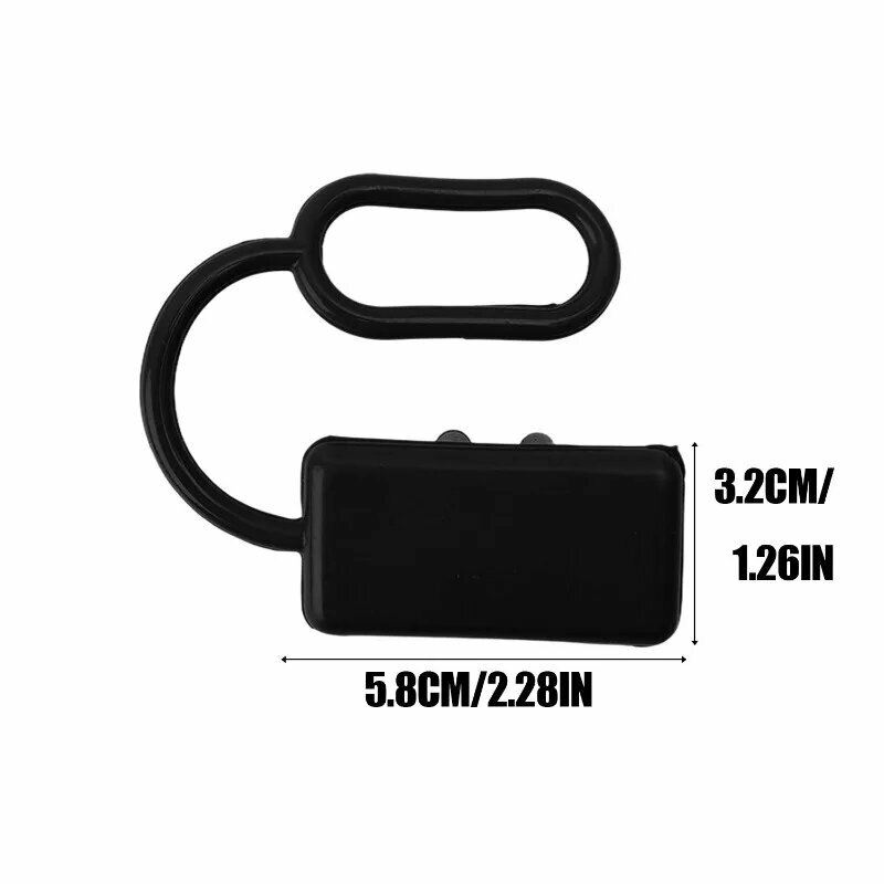 Разъем Anderson 50A/120A, черный, 1pc B