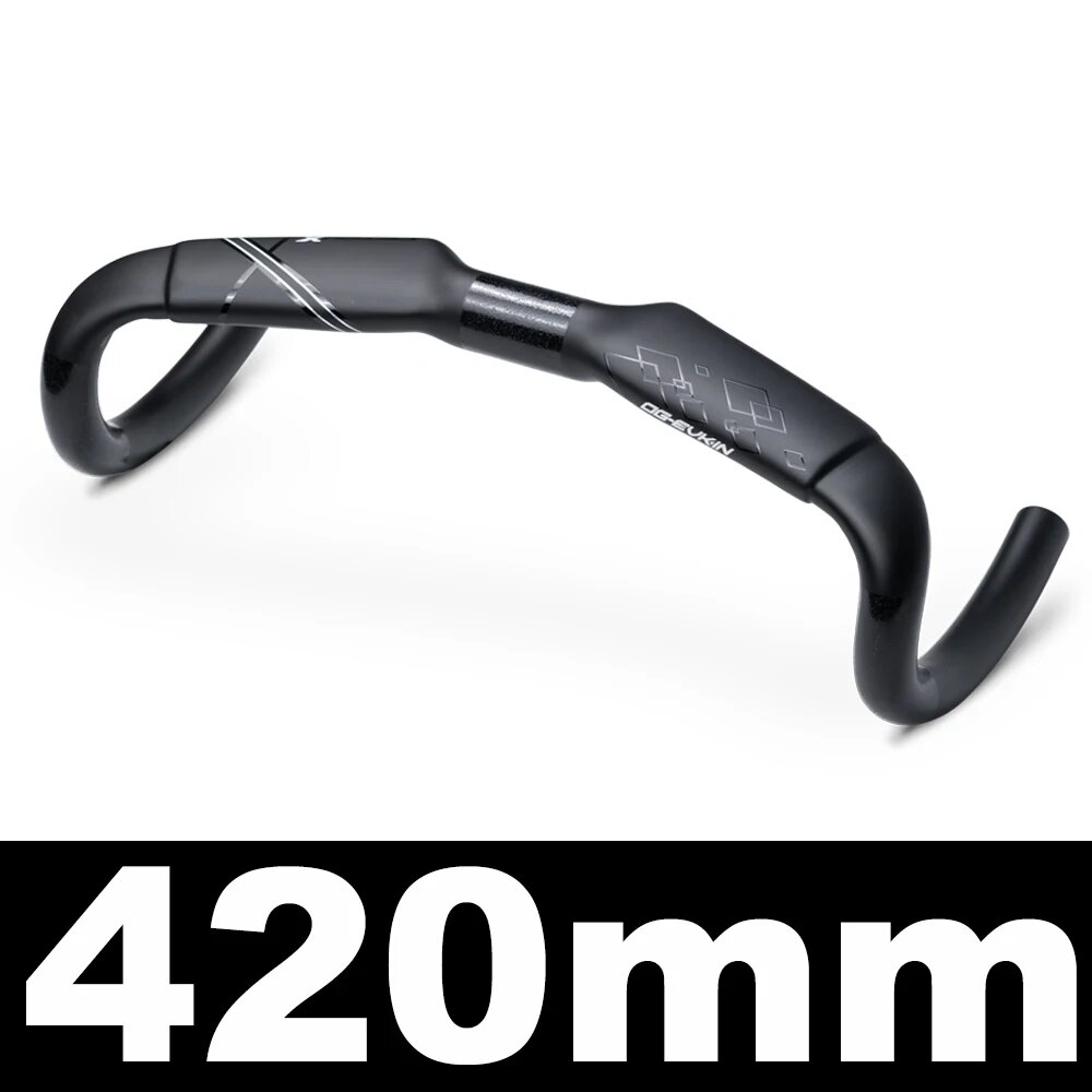 Руль шоссейный OG-EVKIN CATCH X T800 карбоновый 420MM