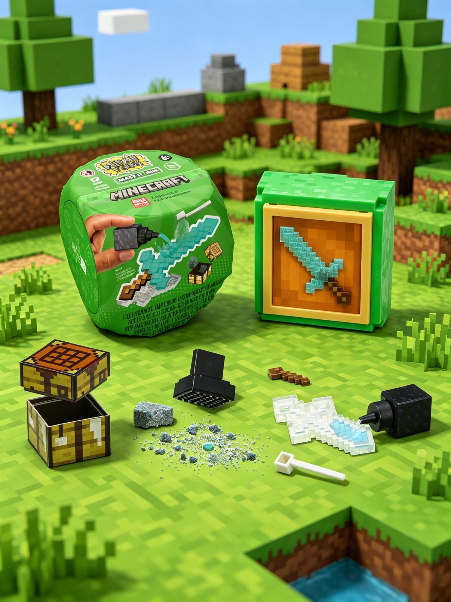 MINI VERSE MINECRAFT Мини-игрушки для самостоятельного изготовления