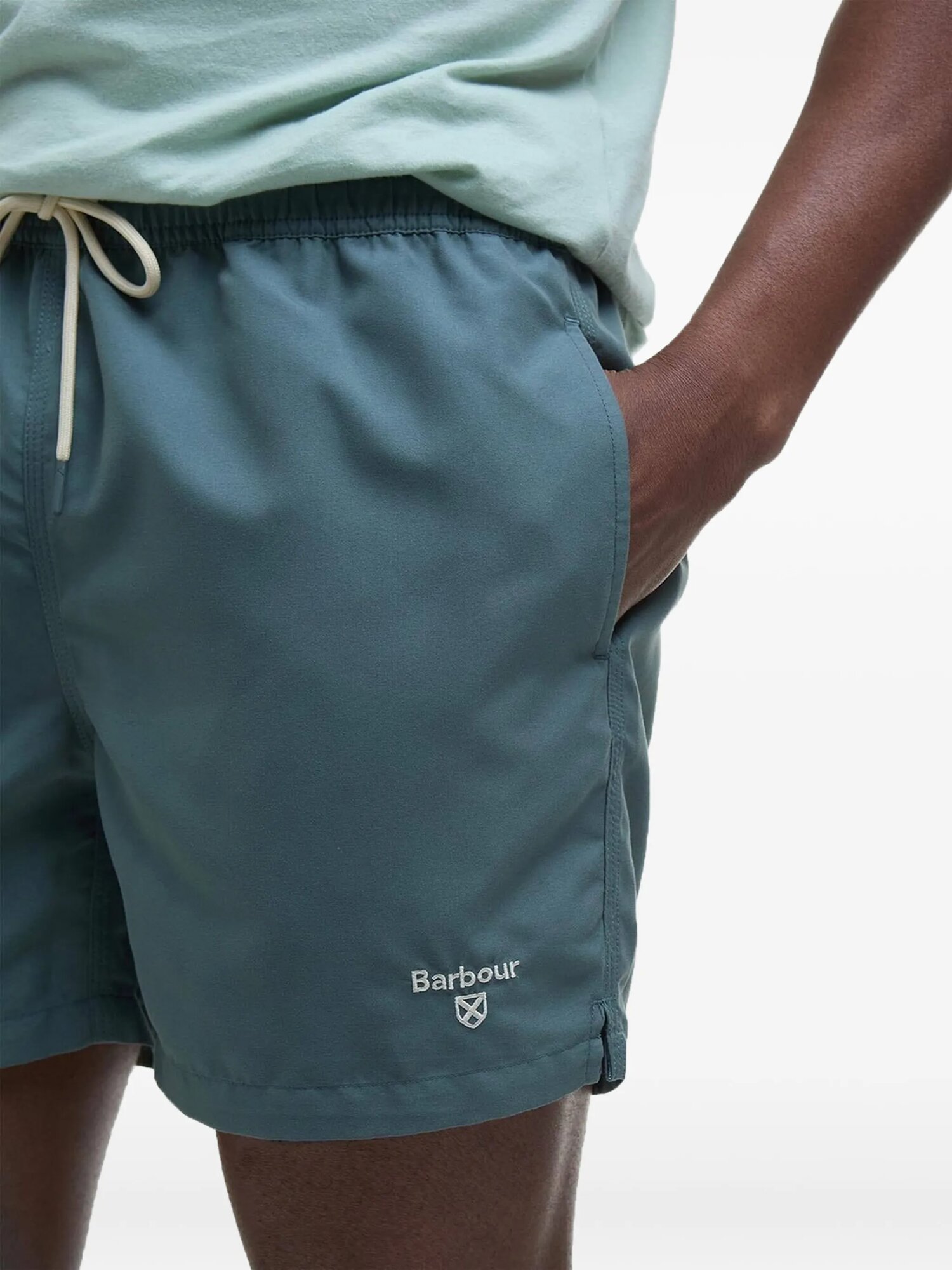 Шорты для плавания Logo-embroidery swim shorts